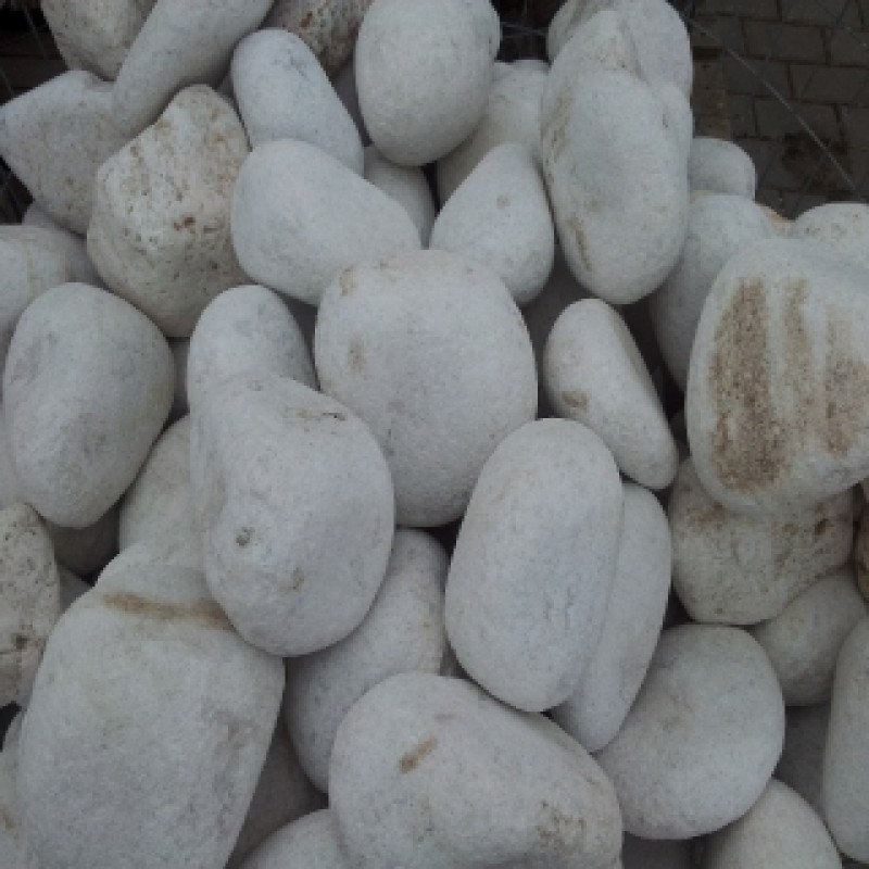 Balti gludinti sveriami akmenys 13/25 cm, kg